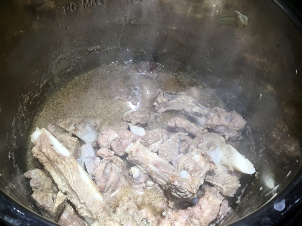 Pork Riblets in Salsa Verde (Instant Pot) - STONED SOUP