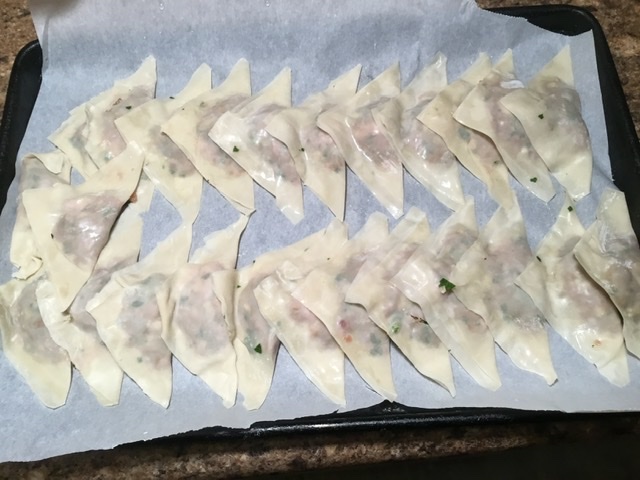 Pinsec Frito (Pork, Shrimp, and Chinese Sausage Wontons) - STONED SOUP