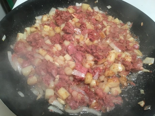 Corned Beef Frittata - STONED SOUP
