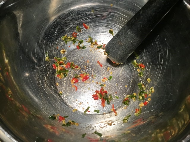 Hmong Smoked Beef with Tomatoes and Herbs - STONED SOUP