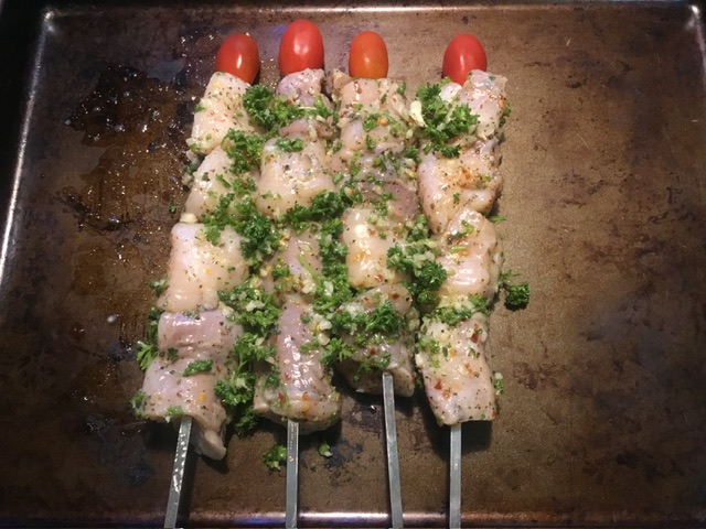 Italian Monkfish Kabobs - STONED SOUP