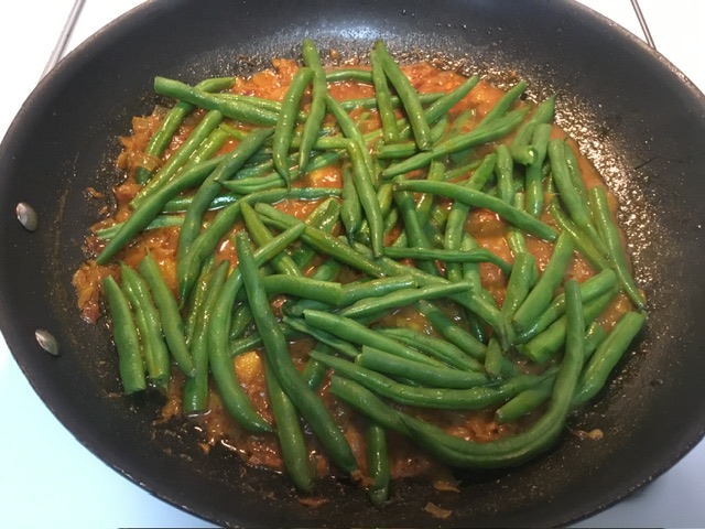 Bengali Shrimp and Green Bean Stir Fry - STONED SOUP